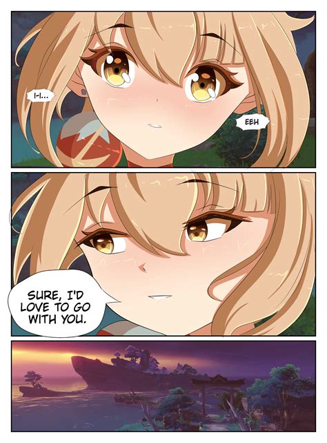 Yoimiya And Aether Surprise R Genshin Impact