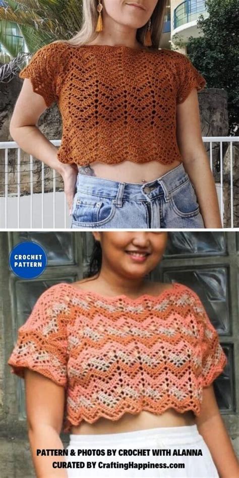 8 Crochet Crop Top Patterns For Summer Crafting Happiness