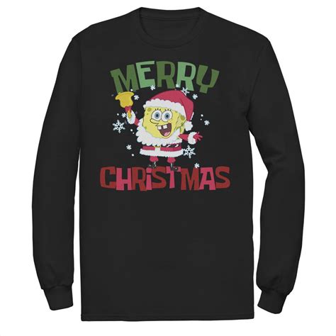 Spongebob Squarepants Santa Outfit Merry Christmas Spongebob Christmas
