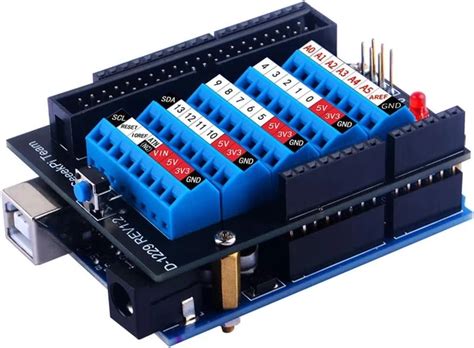 Arduino Screw Terminal Hat Pour Arduino Uno Gpio Screw Terminal Block