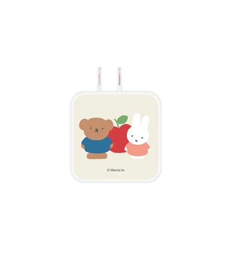 Miffy（ ミッフィー）の「miffyミッフィー Miffy And Boris Usbusb Type C Ac アダプタ（スマホ