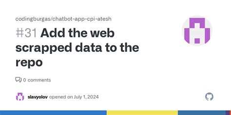 Add The Web Scrapped Data To The Repo Issue 31 Codingburgas