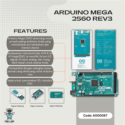 Jual Arduino Mega 2560 Rev3 Shopee Indonesia