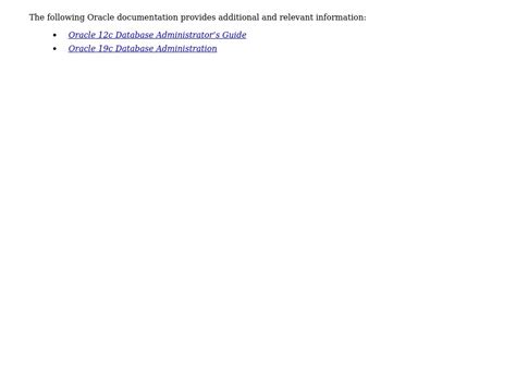 Oracle Documentation Oracle In Docker Containers Managed By