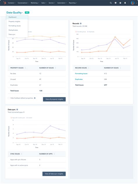 Hubspot Data Quality Command Center