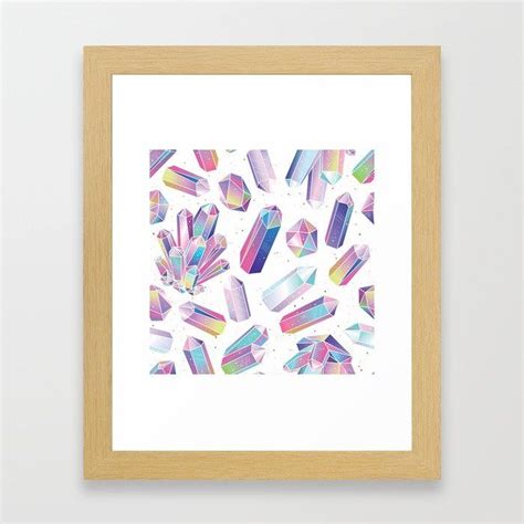 Buy Purple Crystals Framed Art Print By Newburydesigns Worldwide