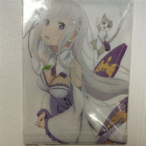 日版 Re 從零開始的異世界生活 愛蜜莉雅 拉姆 雷姆 資料夾 全新未拆 蝦皮購物