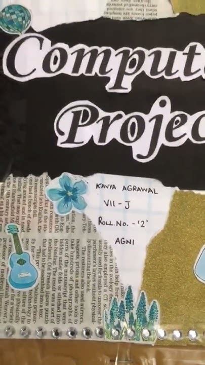 Computerproject Frontpagedesignforassignment Frontpa Youtube