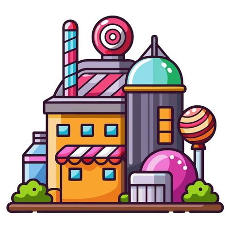 Premium Vector Captivating Candy Factory Vector Icon Art