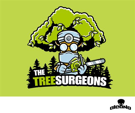 Tree Trimming Company Logo Design Character Design