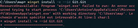Winget Failed To Run Issue 2205 Microsoft Winget Cli GitHub
