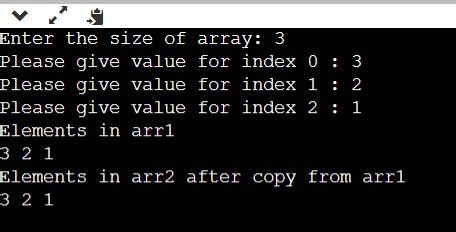 Java Program To Copy One Array To Another Array Tutorial World