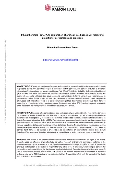 An Exploration Of Artificial Intelligence Ai Marketing Practitioner Perceptions And Practices