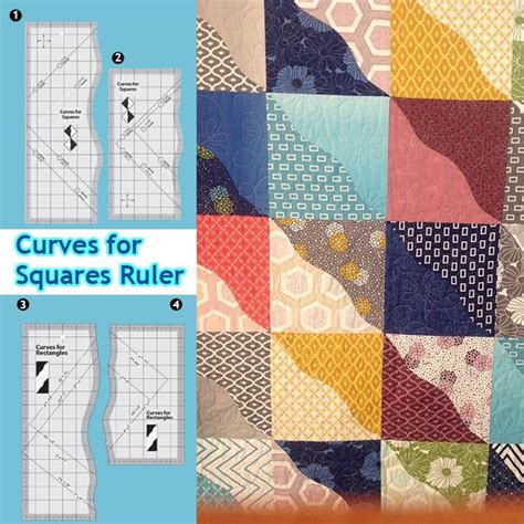 Curves For Squares And Rectangles Ruler With Instructions