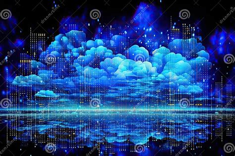Cloud Computing: the Future of Data Storage and Processing AI Generated Illustration Stock Image ...