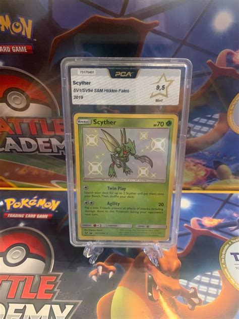 Hidden fates Pokémon Graded Card Scyther PCA SHINY Catawiki