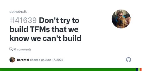 Don T Try To Build TFMs That We Know We Can T Build Issue 41639