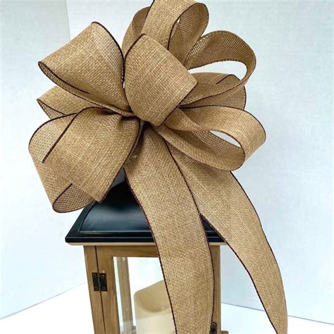 Burlap Bow Etsy