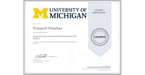 Priyansh Chauhan On Linkedin Completion Certificate For Programming