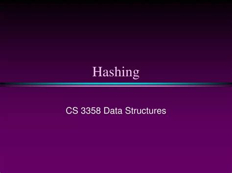 Ppt Hashing Powerpoint Presentation Free Download Id 9688917