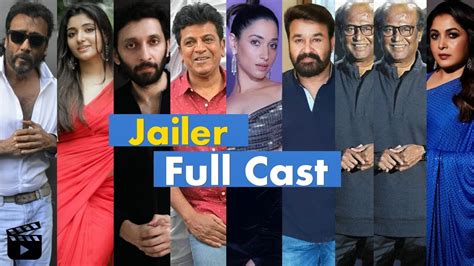 Jailer Movie Full Cast Names & Ages | Movie Cast - YouTube