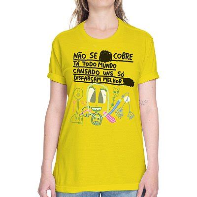 Não se Cobre Camiseta Basicona Unissex El Cabriton Camisetas Online