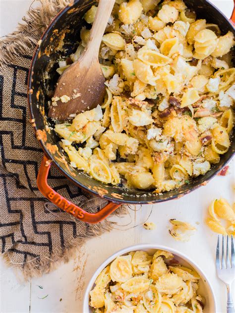 Roasted Cauliflower Mac And Cheese Dad With A Pan