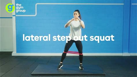 How To Do A Lateral Step Out Squat The Gym Group Youtube