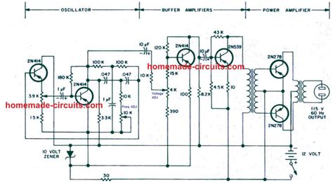 Pure Sine Wave Inverter Circuit Diagram