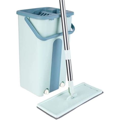 Mop Seau Essoreur Seau Et Balai Serpillère Ensemble De Vadrouille Et