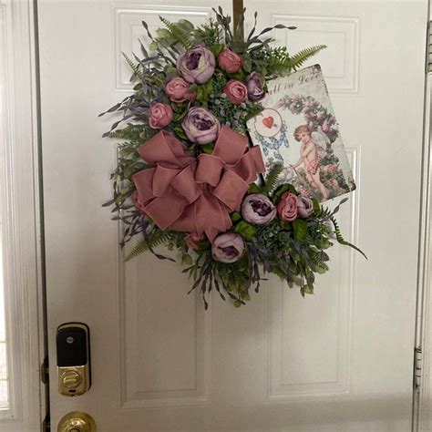 Yellow Flocked Easter Egg Floral Candle Holder Table Arrangement