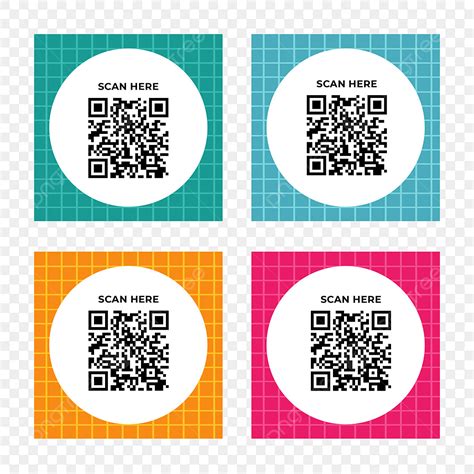 รูปชุดองค์ประกอบรหัส Qr ด้วยรูปแบบที่ทันสมัย Png Qr คิวอาร์โค้ด