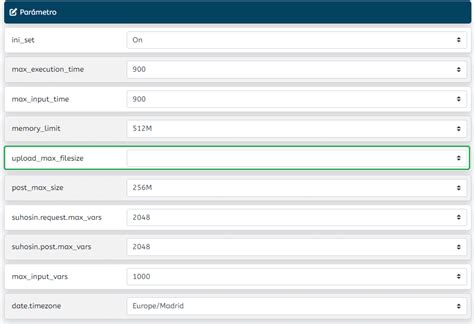 Solución El archivo subido supera el upload max filesize en php