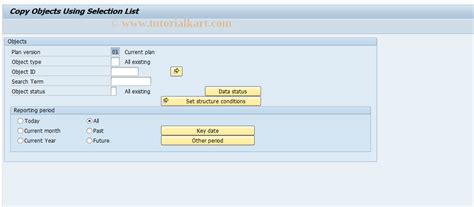 Rerhcopy10 Sap Tcode Copy Objects Using Selection List