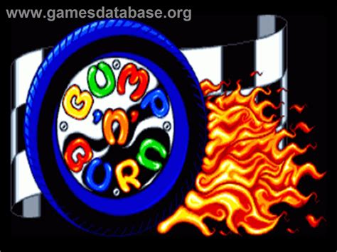 Bump N Burn Commodore Amiga Artwork Title Screen