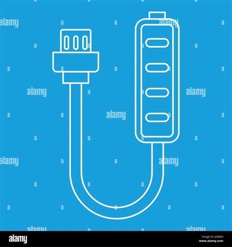 Charger Icon Outline Style Stock Vector Image And Art Alamy