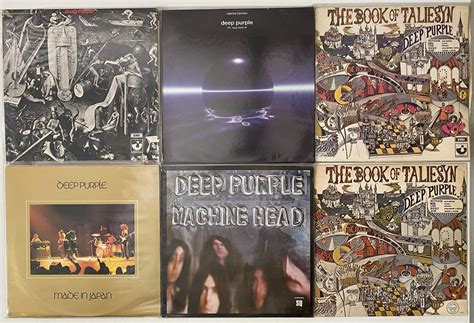 Lot 327 Deep Purple Lp Collection