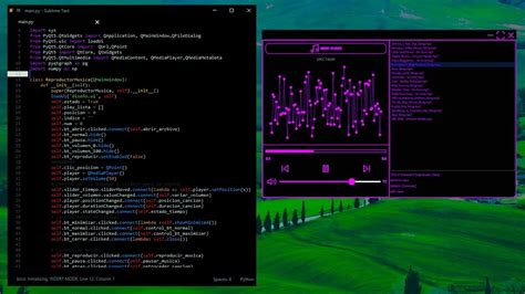 cómo realizar un reproductor de música moderno en python con pyqt5