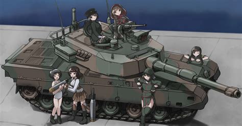 艦これ 陸軍艦娘と90式戦車 Redundant Catのイラスト Pixiv