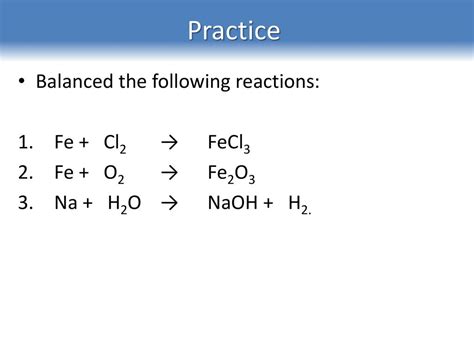 Chemical Reactions Ppt Download