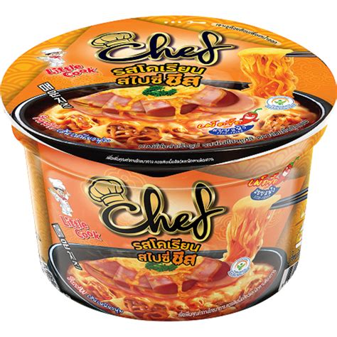 ลิตเติ้ลกุ๊กเชฟ บะหมี่กึ่งสำเร็จรูป รสสไปซี่ชีส ขนาด 78g Spicy Cheese 小廚師即食麵 主廚聯名系列 香辣芝士壽喜醬口味
