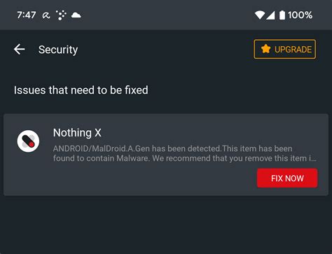 Nothing X Detected As Malware My Scan Picked Up This Alert This Morning Is My Antivirus Being