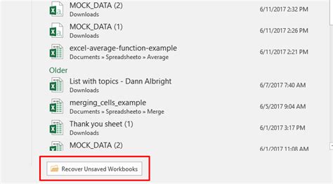 How To Recover Any Unsaved Or Overwritten Microsoft Excel Files