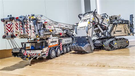 Lego Technic Liebherr LTM 11200 Crane Park MOC By Jeroen Ottens YouTube
