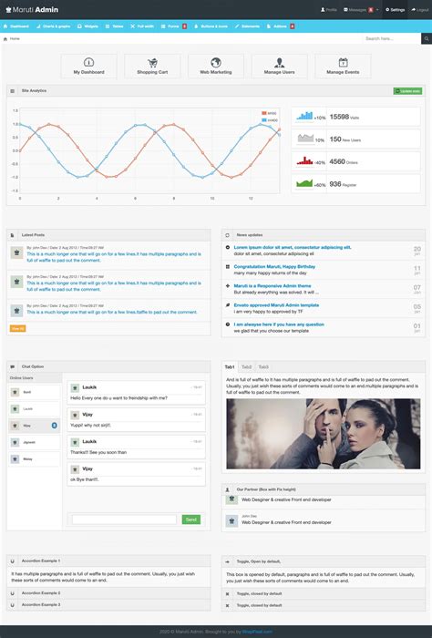 Maruti Admin Free Bootstrap Admin HTML Template Maruti Admin Free Bootstrap Admin HTML Template