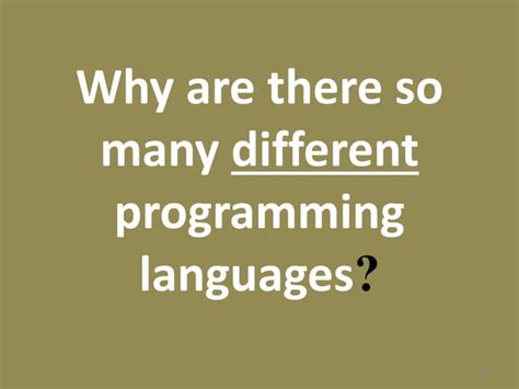 Lec 11 Programming Languages New Uploadpptx