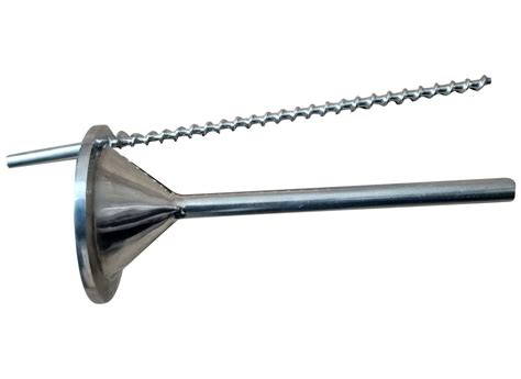 For Use In Packing Machine Stainless Steel Auger Screw With Funnel Pipe