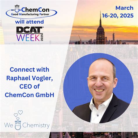 Dcat Dcatweek Cdmo Api Welovechemistry Gmp Chemcon Gmbh