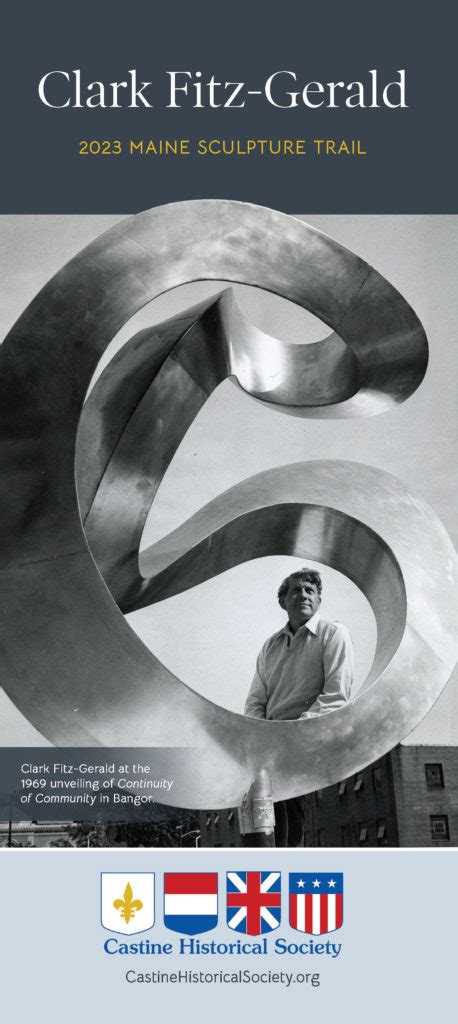 Clark Fitz Gerald Maine Sculpture Trail Castine Historical Society