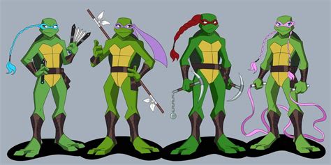 Tmnt Girls Btts Style By Lunamidnight1998 On Deviantart Ninja Turtles